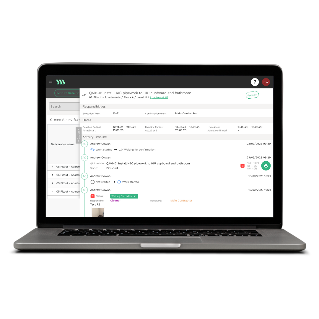 Prefabricated Bathroom Pods Management Software